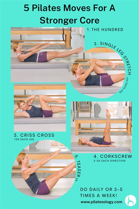 5 Pilates Moves For A Stronger Core In 2022 Pilates Moves Full Body