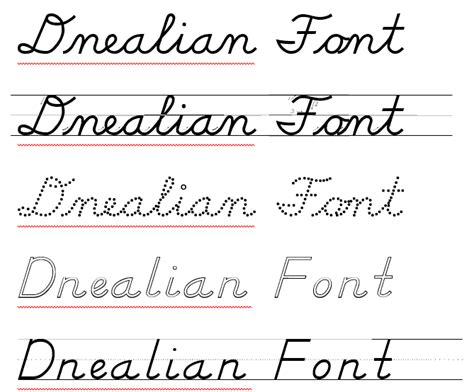 D Nealian Font Great For Teachers Cory Fiala