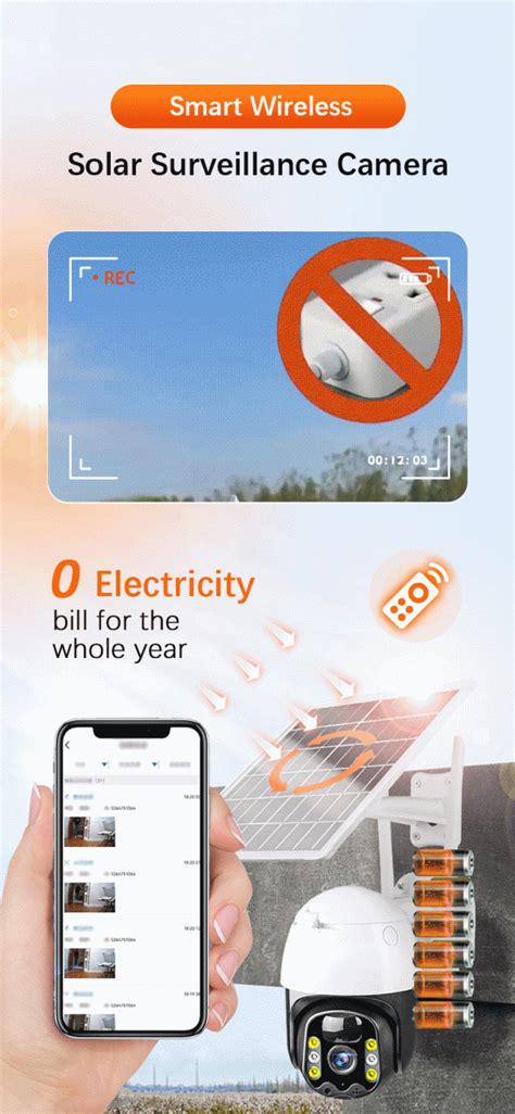 Smart Wireless Solar Surveillance Camera Banlight