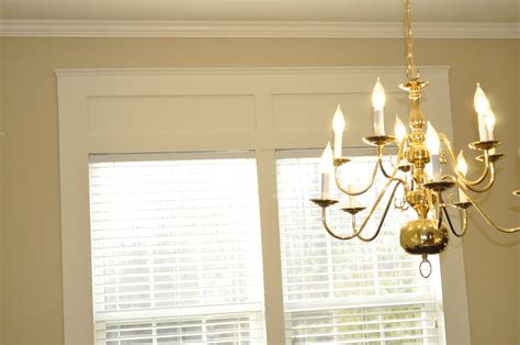House Of Chic And Penoche DIY Window Framing And Box Molding