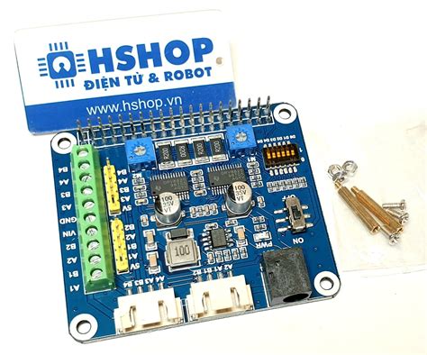 mạch waveshare stepper motor hat for raspberry pi hshop vn