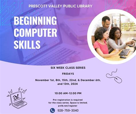Beginning Computer Skills Class In Person Program Pre Registration Required Yavapai Library
