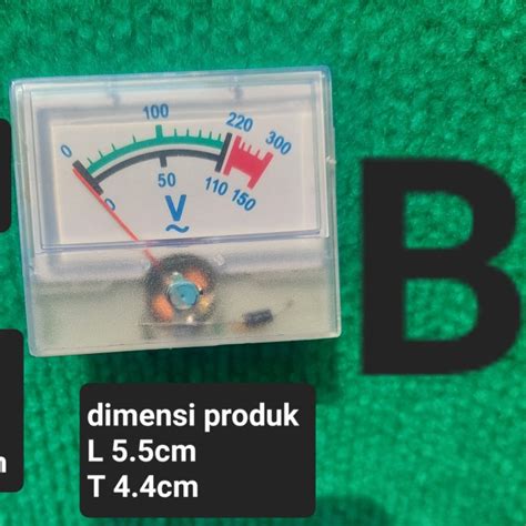 Jual Voltmeter Volt Meter Ac 220v 220volt 220 Volt Kab Bekasi