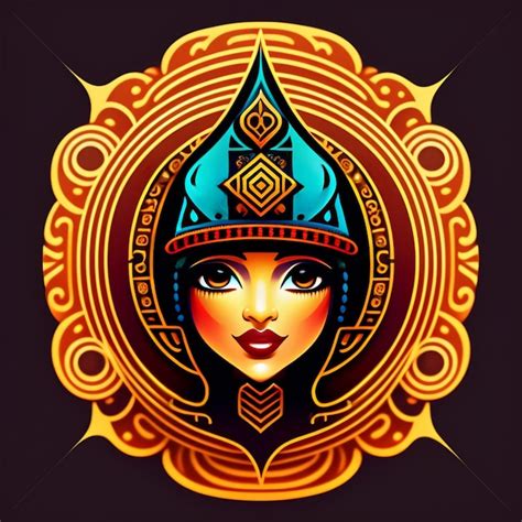 Una Caricatura De Una Mujer Con Un Sombrero Azul Foto Gratis