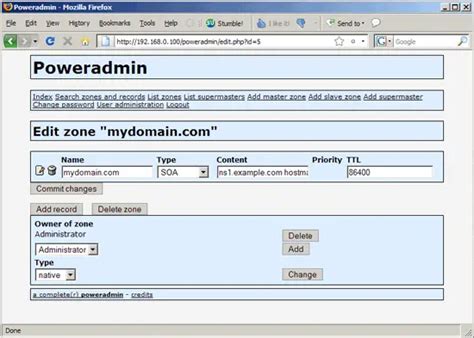 Installing Powerdns With Mysql Backend And Poweradmin On Fedora 10
