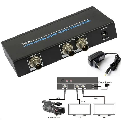 SDI HD SDI G SDI Splitter X SDI To BNC Output Distribution Splitter Extender Repeater
