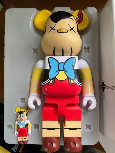 Bearbrick pinocchio kaws DIY 400 100 興趣及遊戲 玩具 遊戲類 Carousell