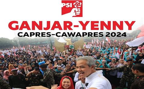 PSI Duet Ganjar Pranowo Yenny Wahid Kombinasi Terbaik Lanjutkan