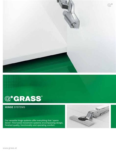Hinge Systems Grass Pdf Door Cabinetry