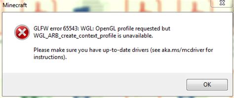 GLFW Error Java Edition Support Support Minecraft Forum Minecraft Forum