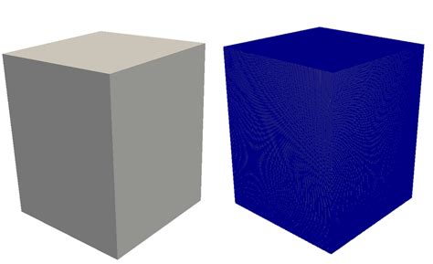 Figure B9 Computational Domain For 3d Bubble Collapse Near Solid Wall