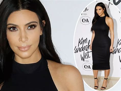 Kim Kardashian Black Bandage Dress