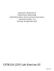 Labexercise Docx Assessment Lab Exercise Student Name Abhiraj