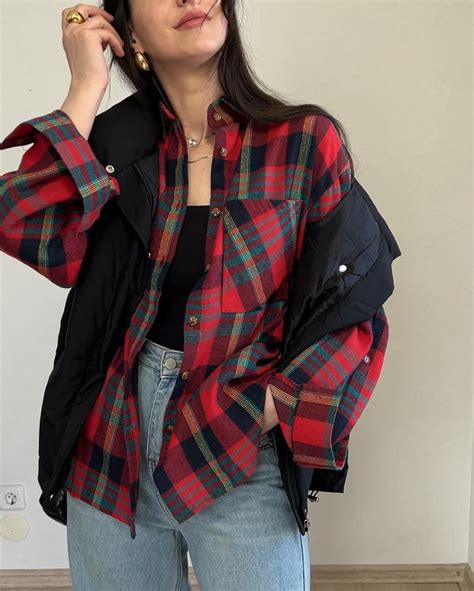 ️‍🔥🤤Встречаем весну яркими крассеами ️‍🔥 Рубашка в клетку Размер оверсайз с 42 по 56 Цена