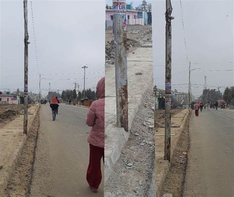 भीमदत्त नगरका सडकमा किन लगाईयाे खियालाग्ने सडक बत्तिका पाेल ईसुदूर
