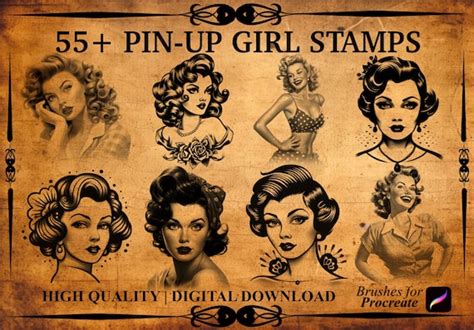 Pin Up Girls Face Drawings Pin Up Girls Face Drawings