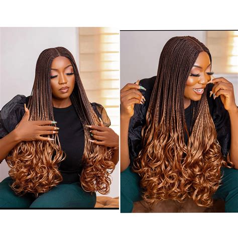 Cornrow Braid Wig Braided Wigboho Braids Bohemian Braids Goddess