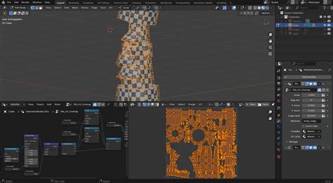 Automatic Uv Unwrapping Of Cad File With Geometry Nodes Tutorials