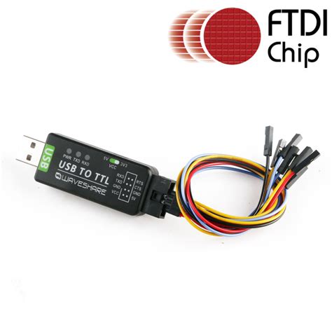 Usb To Ttl Serial Converter Dupont 3 3v 5v Ftdi Board Mudel Cable 6 Pins 6p Uart Aadpter