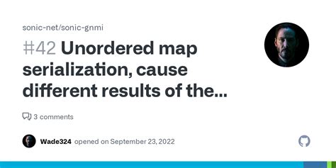 Unordered Map Serialization Cause Different Results Of The Same