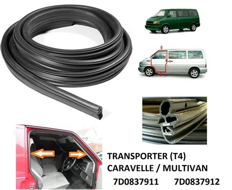Уплотнитель передней двери левой-правой Volkswagen Transporter T4 ...