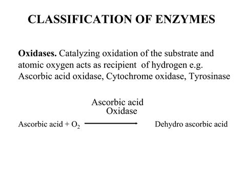 Enzymes Introsuction Nomenclature Classification Ppt