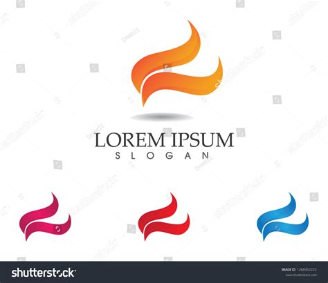 Fire Wave Vector Logo Stock Vector Royalty Free 1268452222 Shutterstock