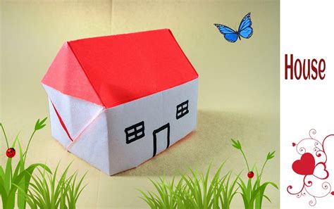 Origami 3d House 3d House Hut Leo Löwchen