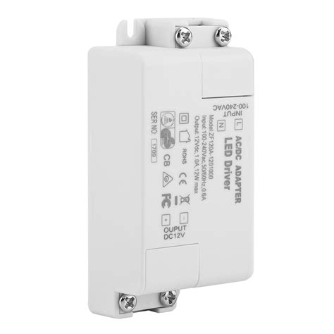 AC 100 240V To DC 12V SMD LED Driver Switch Power Transformer For LED Strip Light 12W