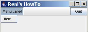 Have Items In JMenubar At Rightmost Position Real S Java How To