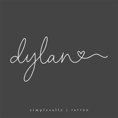 Dylan In Cursive Font