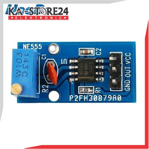 Jual Ne555 Adjustable Frequency Pulse Generator Module For Arduino