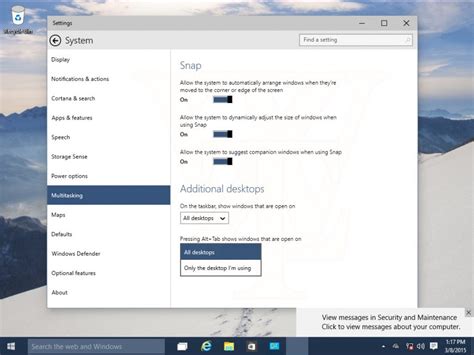 Leaked Windows Screenshot Reveals New Multitasking Options
