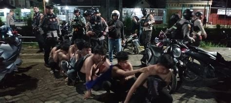 Puluhan Motor Diduga Milik Pelaku Perang Kelompok Diamankan Polisi