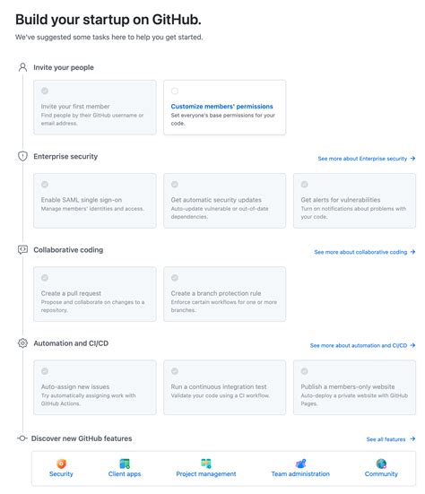 Issue At Startup Onboarding Guide · Community · Discussion 30230 · Github