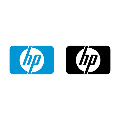 Hp Logo Vector Hp Icon Free Vector Vector Art At Vecteezy