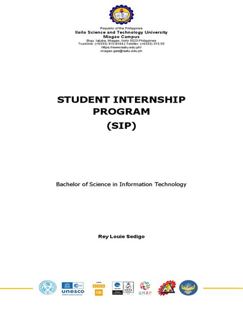 Student Internship Program 1 1 Pdf Internship Job Hunting