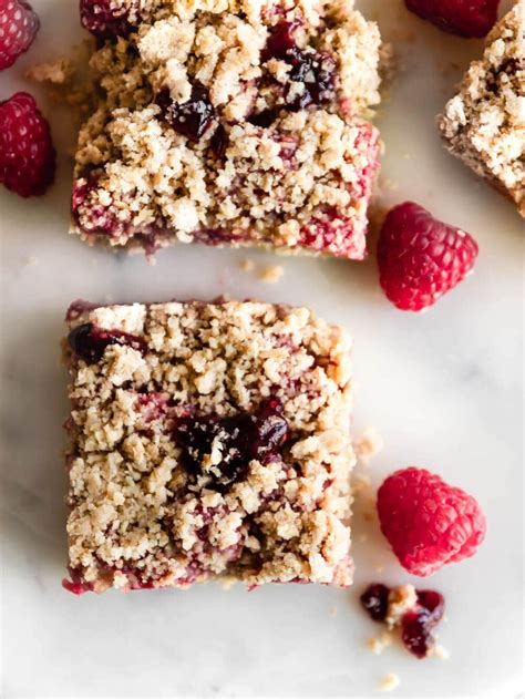 Raspberry Crumble Bars Real Vibrant