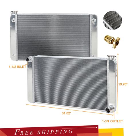 31 X 19 Aluminum Cooling Radiator 3 Row For Universal Chevy Gm Sbc H Modus Performance