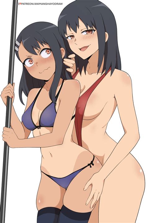 Nagatoro Hayase And Nagatoro Misaki Ijiranaide Nagatoro San Drawn By