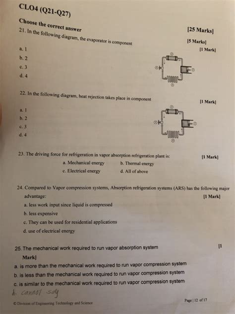 Solved Clo4 Q21 027 Choose The Correct Answer 21 In The