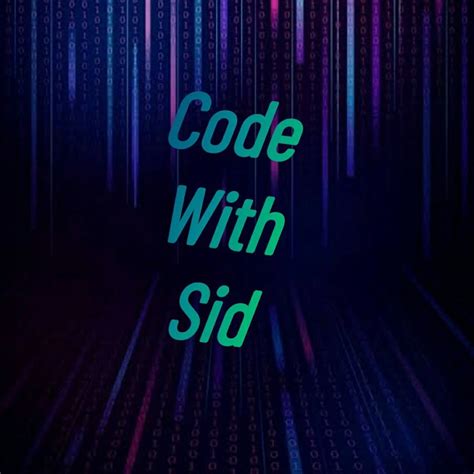 Code With Sid Youtube