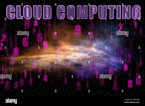 The Concept Of It Cloud Computing Stock Photo Alamy