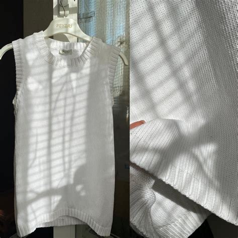 Жилетка італія у білому кольорі 100 коттон — ціна 250 грн у каталозі Жилети Купити жіночі речі