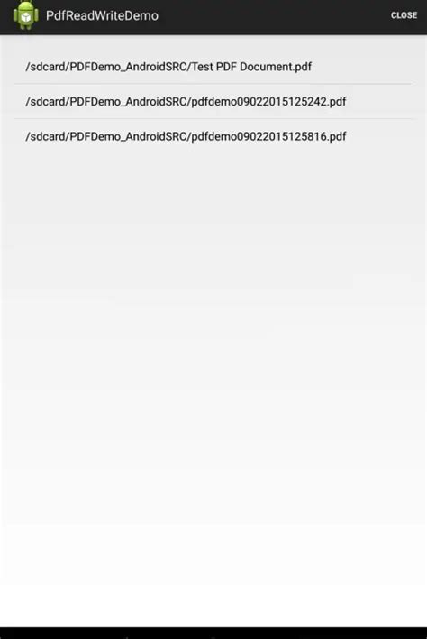 Create And Display Pdf Within Android Application Androidsrc