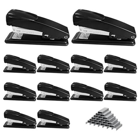 Voittozege 9 Pieces Desktop Stapler Metal Desktop