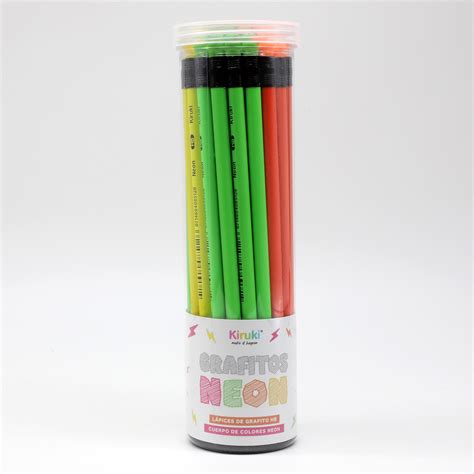 Lapiz Kiruki Grafito Neon 36 Kiruki