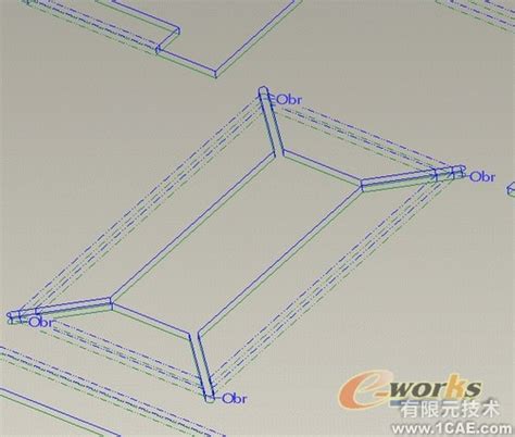 Proe中钣金法兰壁的设计有限元分析代工代做cae培训课程ansys培训、abaqus培训、autoform、isight培训cad设计培训（solidworksproecreo
