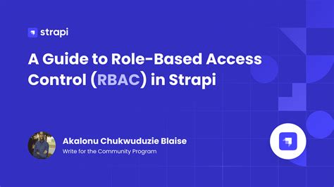 a guide to role based access control in strapi