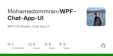 GitHub Mohamedommran WPF Chat App UI WPF C Modern Chat App UI